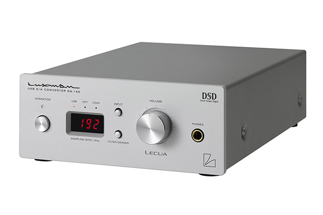 EDGED : 럭스만, DSD 5.6MHz 지원 USB DAC/헤드폰 앰프 'DA-150' 발매